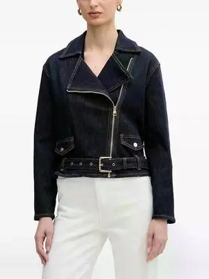 GAUDI Belted Denim Jacket