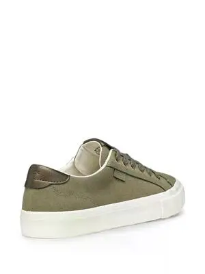Geox D Emmeleny Lace-up Canvas Sneakers