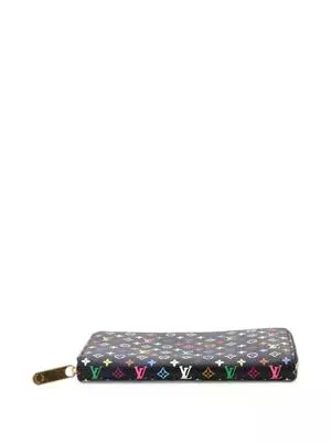 LOUIS VUITTON Zippy Wallet Monogram Multicolor Small Wallets - Black