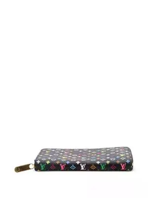 LOUIS VUITTON Zippy Wallet Monogram Multicolor Small Wallets - Black