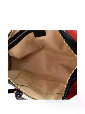Gucci Ophidia Boston Bag Suede Medium Satchel