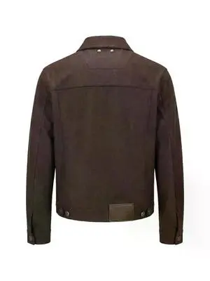 Jacob Cohen Button-fastening Wool Shirt Jacket - Brown