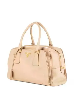 Prada Top-handle Zip Bag - Neutrals