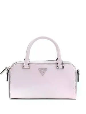 Guess Arnela Patent-finish Tote Bag - Pink