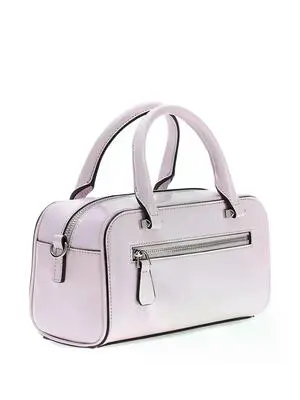 Guess Arnela Patent Finish Tote Bag - Pink