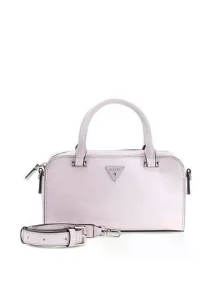Guess Arnela Patent Finish Tote Bag - Pink