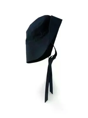 Miu Miu Wide-brimmed Poplin Bucket Hat - Blue