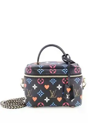 LOUIS VUITTON Vanity Handbag Limited Edition Game On Multicolor Monogram Pm Satchel
