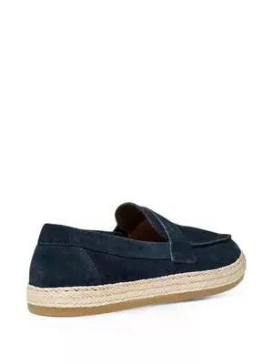 Geox Suede Espadrille Loafers