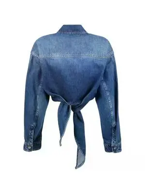 Sportmax Tie-fastening Denim Shirt