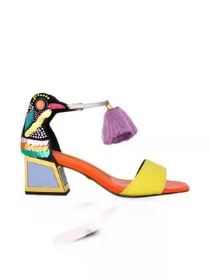 KAT MACONIE Kay Tassel-embellishment Sandals - Yellow