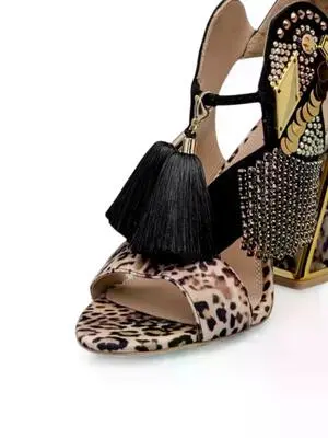 KAT MACONIE Embellished Tassel Sandals