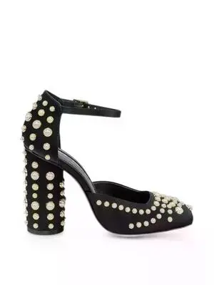 KAT MACONIE Pearl-embellishment Pumps - Black