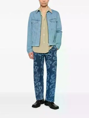 Études Studio X Andy Warhol Dollar-sign Print Jeans