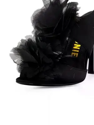 KAT MACONIE Flower Embellishment Sandals