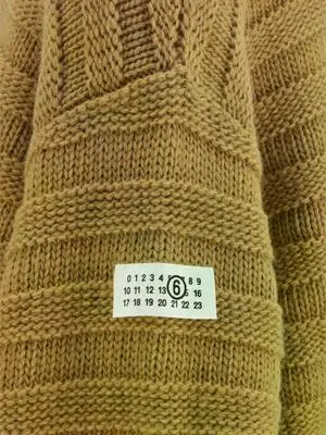 MAISON MARGIELA Distressed Ribbed-knit Sweater