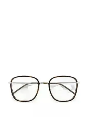 Saint Laurent Square-frame Glasses - Brown