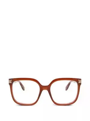 Marc Jacobs Square Frame Eyeglasses - Brown