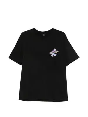StÜssy Dot Surf Graphic-print T-shirt - Black