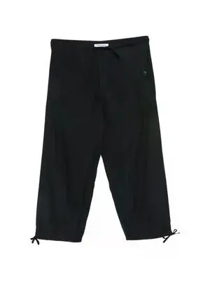 Études Studio Wide Leg Drawstring Hem Trousers - Black