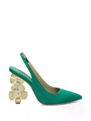 KAT MACONIE Mona Slingback Pumps - Green