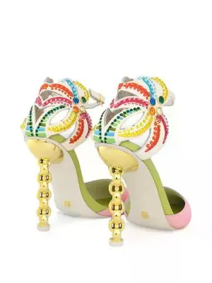 KAT MACONIE Ezili Embellished Pointed-toe Pumps