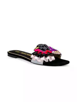 KAT MACONIE Ruffled Flat Sandals