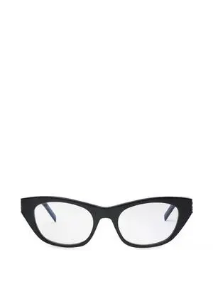 Saint Laurent Cat Eye Frame Eyeglasses - Black