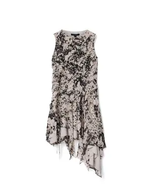 ALLSAINTS Angie Asymmetric Mini Dress - White