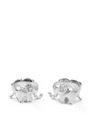 Kate Spade New York Crystal-embellished Elephant-shape Earrings