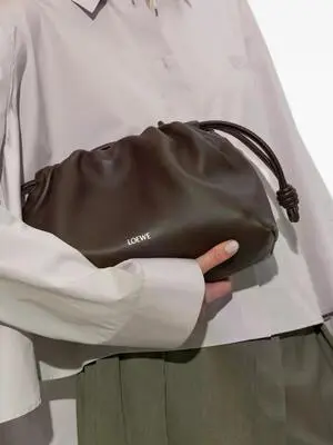Loewe Flamenco Leather Bucket Bag