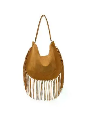 Isabel Marant Étoile Fringe-trim Whipstitch Shoulder Bag