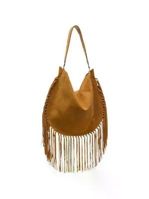 Isabel Marant Étoile Fringe-trim Whipstitch Shoulder Bag