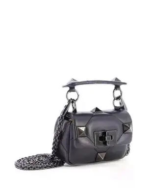Valentino Garavani Roman Stud Flap Bag Quilted Leather Mini Shoulder Bag