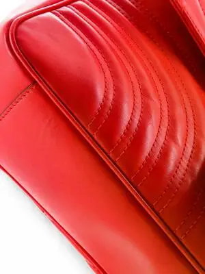Gucci Gg Marmont Flap Bag Matelasse Leather Large Shoulder Bag
