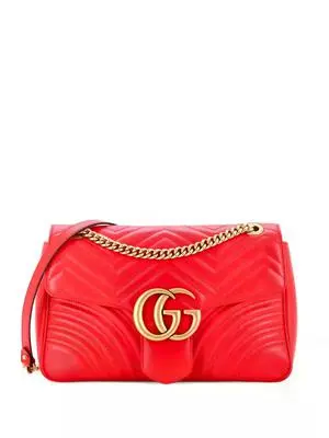 Gucci Gg Marmont Matelassé Leather Shoulder Bag