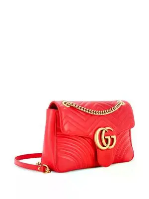 Gucci Gg Marmont Matelassé Leather Shoulder Bag