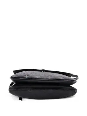 LOUIS VUITTON Monogram Empreinte Leather Crossbody Bag - Black