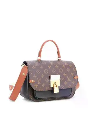 LOUIS VUITTON Vaugirard Handbag Monogram Canvas With Leather Satchel