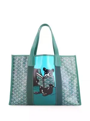 Goyard Villette Printed Coated Canvas Mm Tote Bag - Green