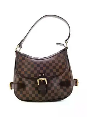 LOUIS VUITTON Highbury Damier Hobo Bag - Brown