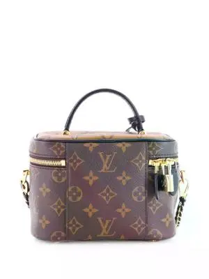 LOUIS VUITTON Vanity Handbag Reverse Monogram Canvas Pm Satchel