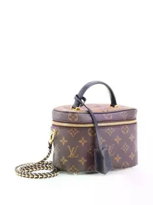 LOUIS VUITTON Vanity Handbag Reverse Monogram Canvas Pm Satchel