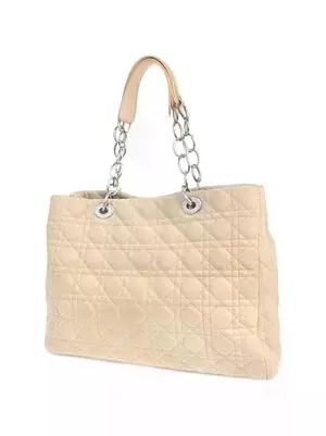 Dior 2011 Cannage Shoulder Bag - Neutrals