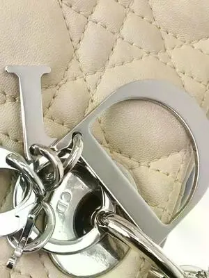 Dior 2011 Cannage Shoulder Bag - Neutrals