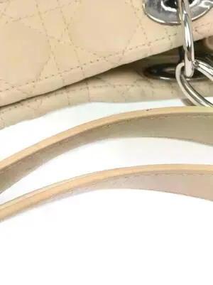 Dior 2011 Cannage Shoulder Bag - Neutrals