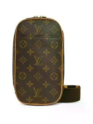 LOUIS VUITTON Monogram Gange Belt Bag - Brown