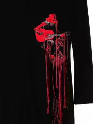 Yohji Yamamoto Graphic Embroidered Jumpsuit