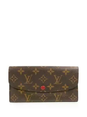 LOUIS VUITTON Emilie Monogram-pattern Wallet - Brown