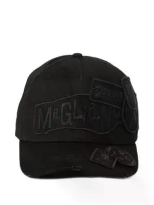 MAGLIANO Baseball Cap With Patch Detail - Black